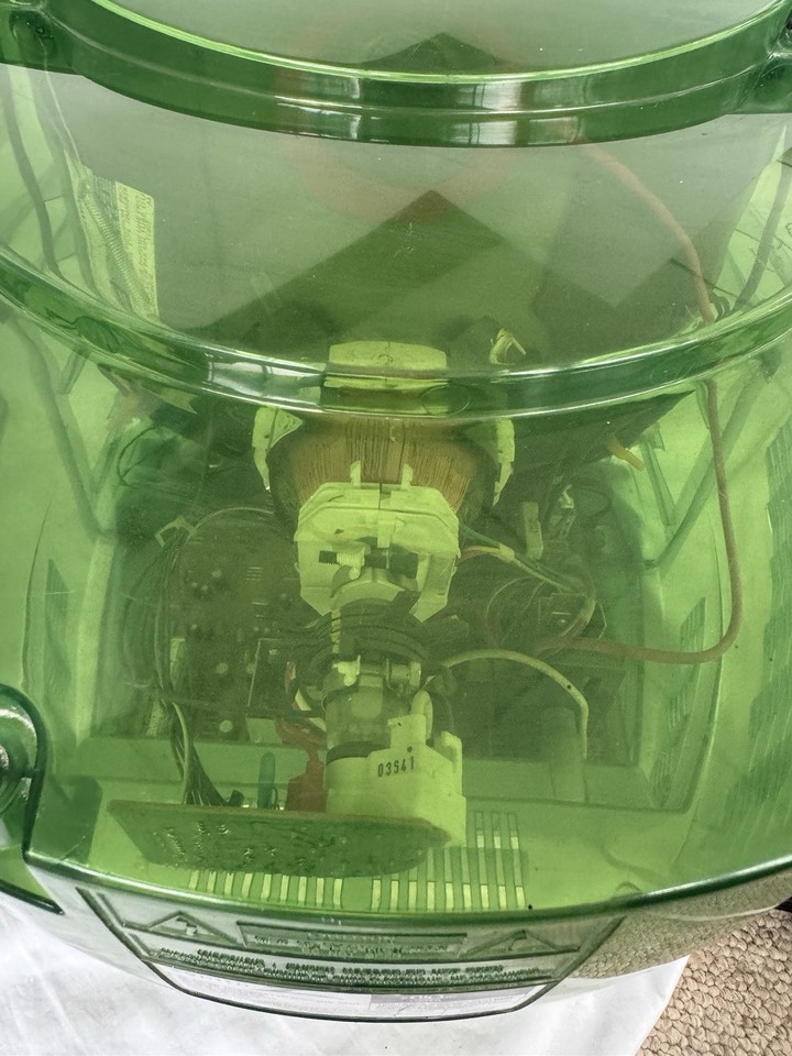 Zenith Clear Translucent Green 13" Color CRT TV Prison Jungle Retro ...