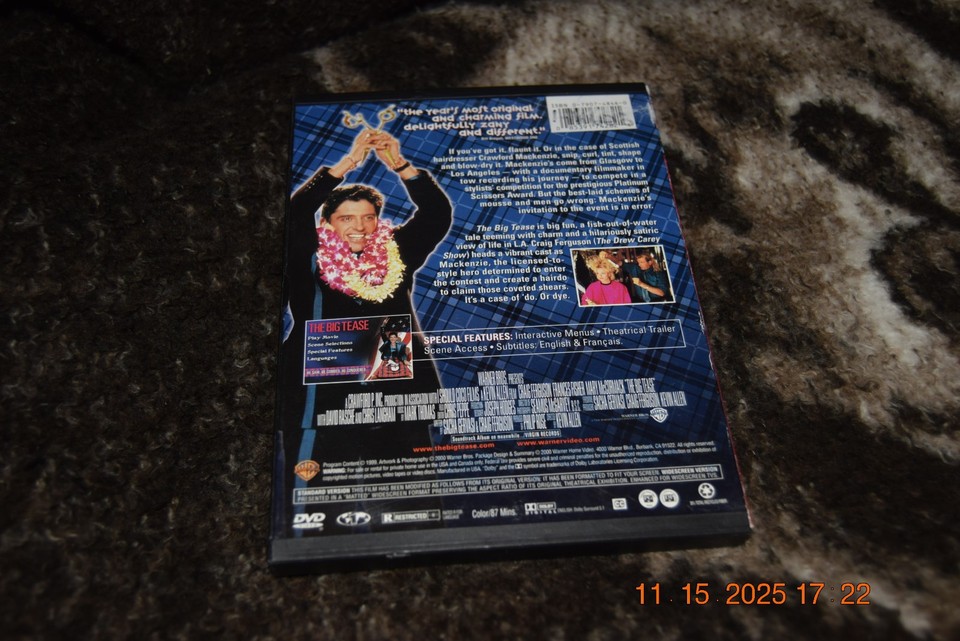 "THE BIG TEASE" DVD,(R)CARD BOARD CASE(B) BOX#5.. | eBay