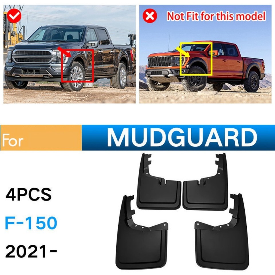 4PCS Car Mudguard Mud Flaps Splash Mud Guard for 2021-2024 Car6278 ...