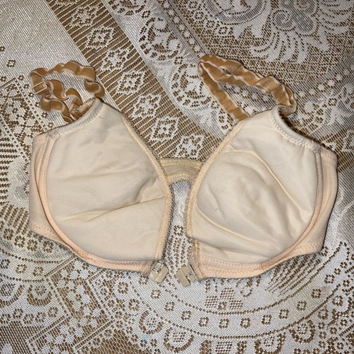 Vintage Ivory JANTZEN Bullet Bra Underwire 32C front closure pinup ...