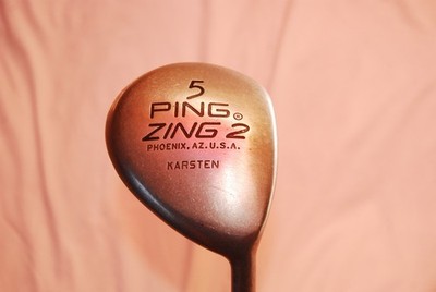 PING ZING 2 Karsten Metal 5 Fairway Wood w/ Ping U34 Ladies Graphite ...