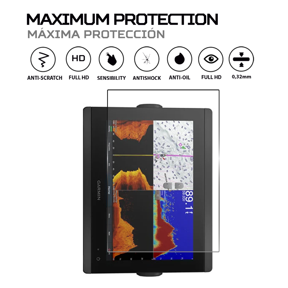 ANTISHOCK Screen protector for Garmin GPSMAP 8610xsv | eBay