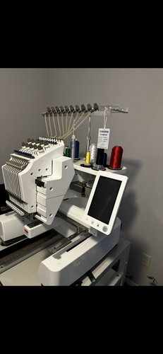 Used embroidery machines for sale, includes hoops and thread and extras ...