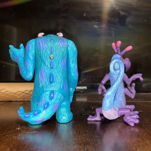 Monsters inc RANDALL & SULLY"5"INCH FIGURE Mc DONALDS EXCLUSIVE TOY LOT ...