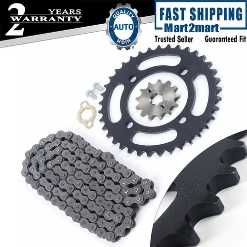420 Chain & Front Rear Sprocket 110cc For Dirt Pit Bike ATVs Apollo SSR ...