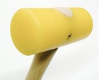Plastic Mallet 1-3/4" D 9oz Polyethylene Yellow Hammer Non Marring ...