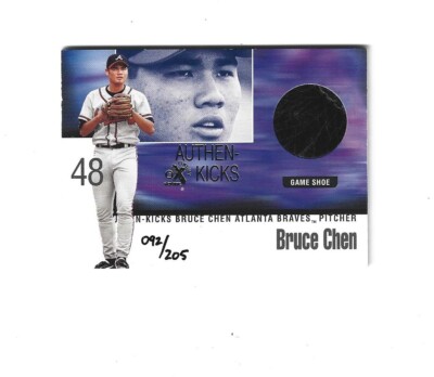 1999 E-X Century Authen-Kicks #4 Bruce Chen /205 KANSAS CITY ROYALS | eBay
