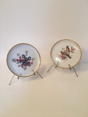 Mini Porcelain Bird Plates Kaiser Weat Germany | eBay