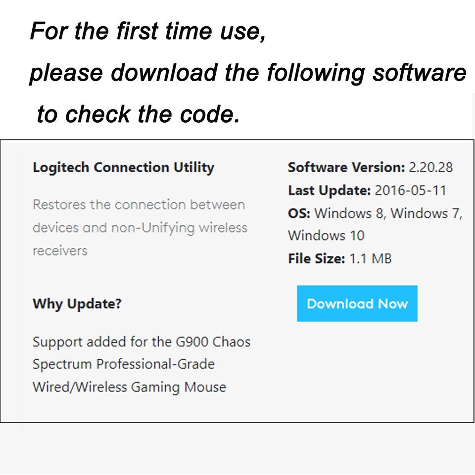 USB Dongle Receiver + Extension Port Adapter for Logitech G502 ...