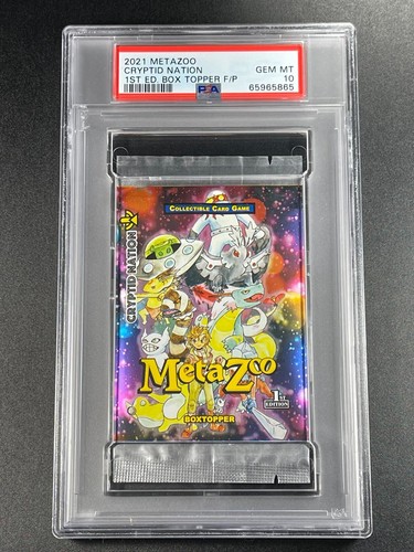 SEALED BOX TOPPER FOIL PACK 2021 METAZOO CRYPTID NATION 1ST EDITION PSA ...
