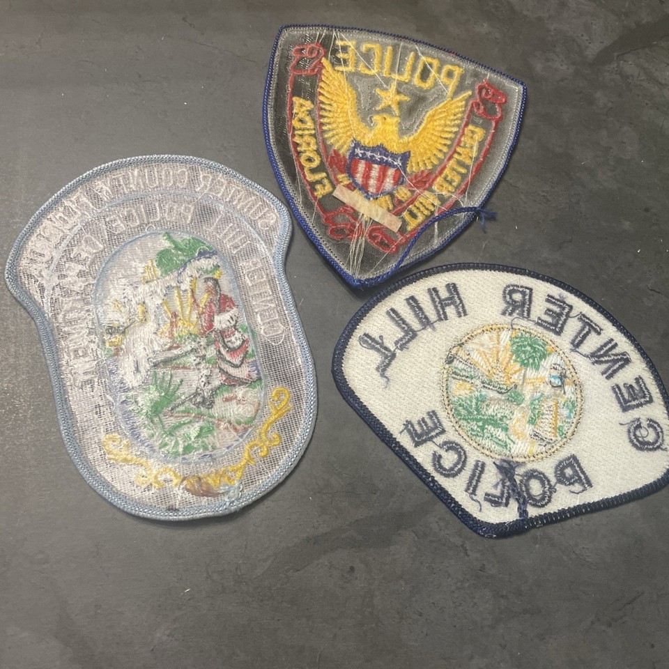 CENTER HILL FL POLICE DEPT FL PATCH (DEFUNCT)~ F39 | eBay