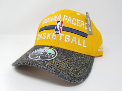 Indiana Pacers Adidas Climalite Yellow Practice Fitmax 7.0 Bill Hat Cap ...