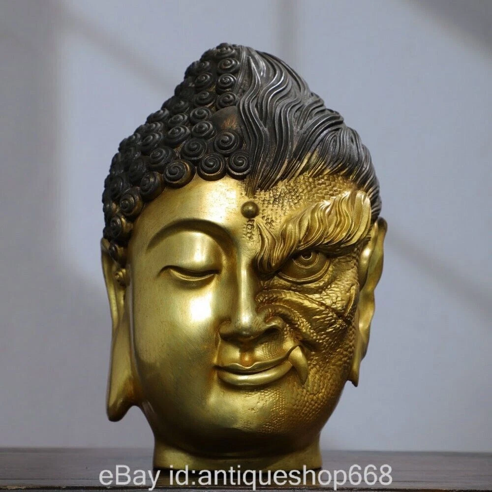 Demon Head Statue