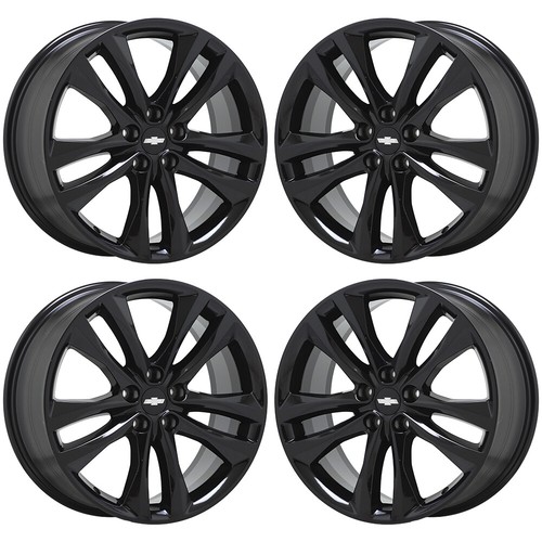 19" Chevrolet Malibu Gloss Black wheels rims Factory OEM set 5857 5895 ...