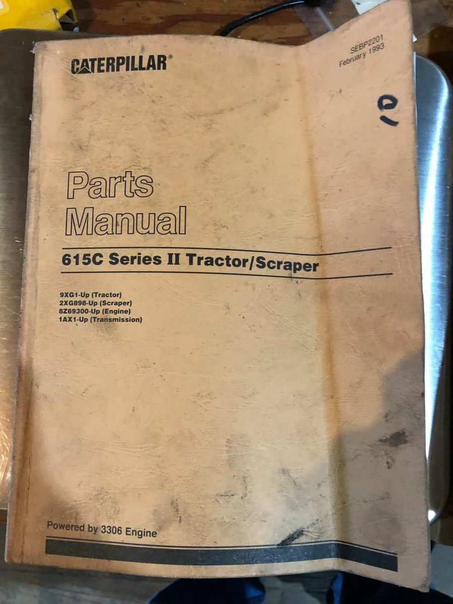 CATERPILLAR 615C PARTS MANUAL | eBay