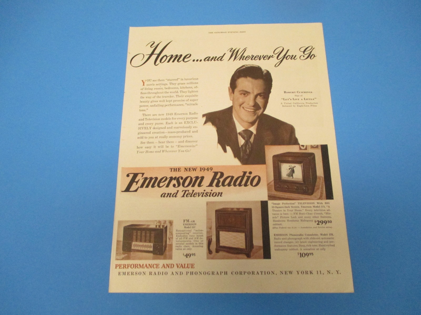 1948 Emerson Radio&Photograph C New Emerson 1949 Radio&Television Print ...