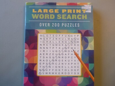 Large Print Word Search - Over 200 Puzzles 9781645172642| eBay