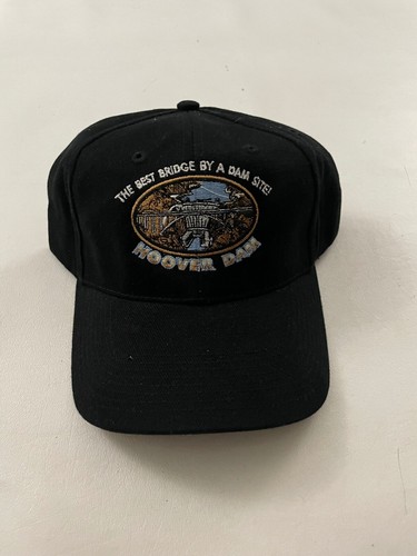 Hoover Dam The Best Bridge By A Dam Site Black Baseball Hat One Size | eBay
