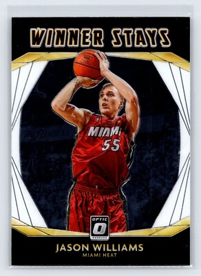 JASON WILLIAMS 2020-21 Panini Optic WINNER STAYS Parallel #4 Miami Heat ...