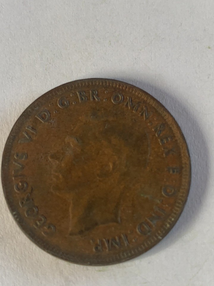 1943 AUSTRALIAN HALF PENNY KING GEORGE Vl | eBay