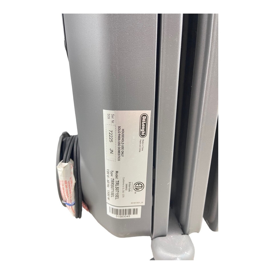 DeLonghi #TRLS0715EL Silent Radias Eco Digital Full Room 1500W Radiant ...