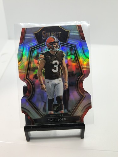 2022 Panini Select Cade York Premier Level Silver Prizm Die-Cut Rookie ...