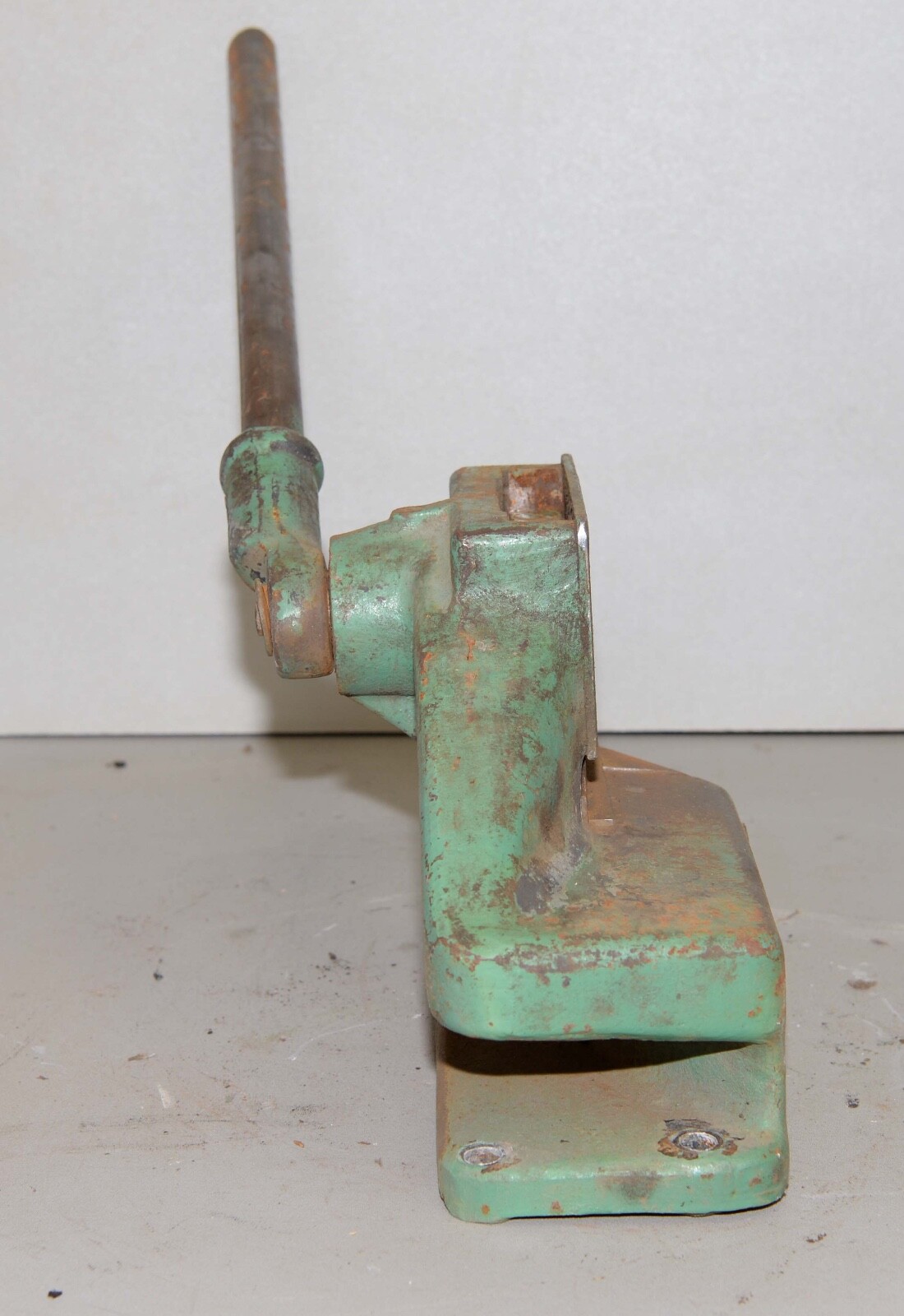 Whitney USA No 38 metal fabrication bench shear cutter blacksmith forge ...