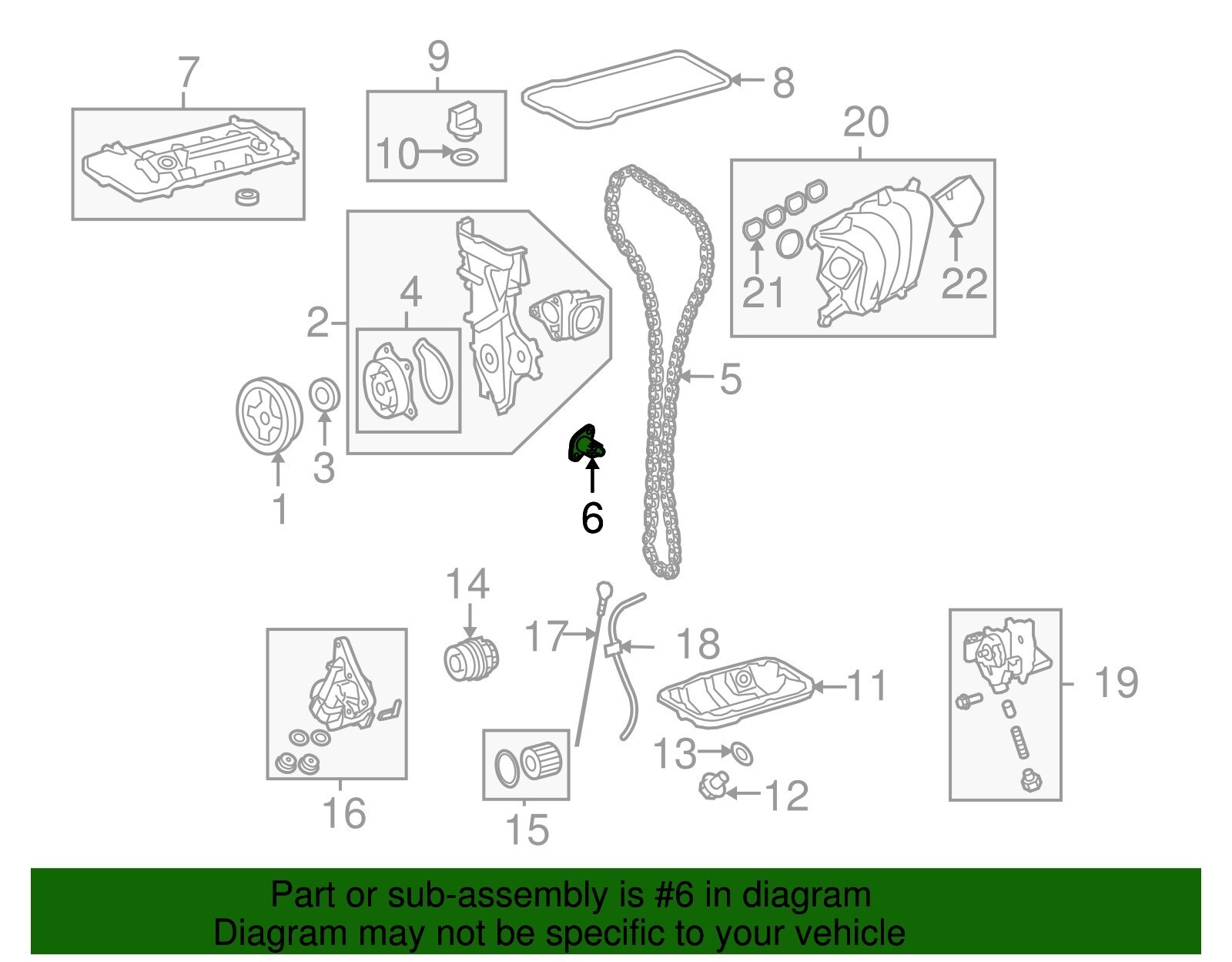 Genuine for Toyota 2ZR-FE 1.8L Engine Timing Chain Tensioner ...
