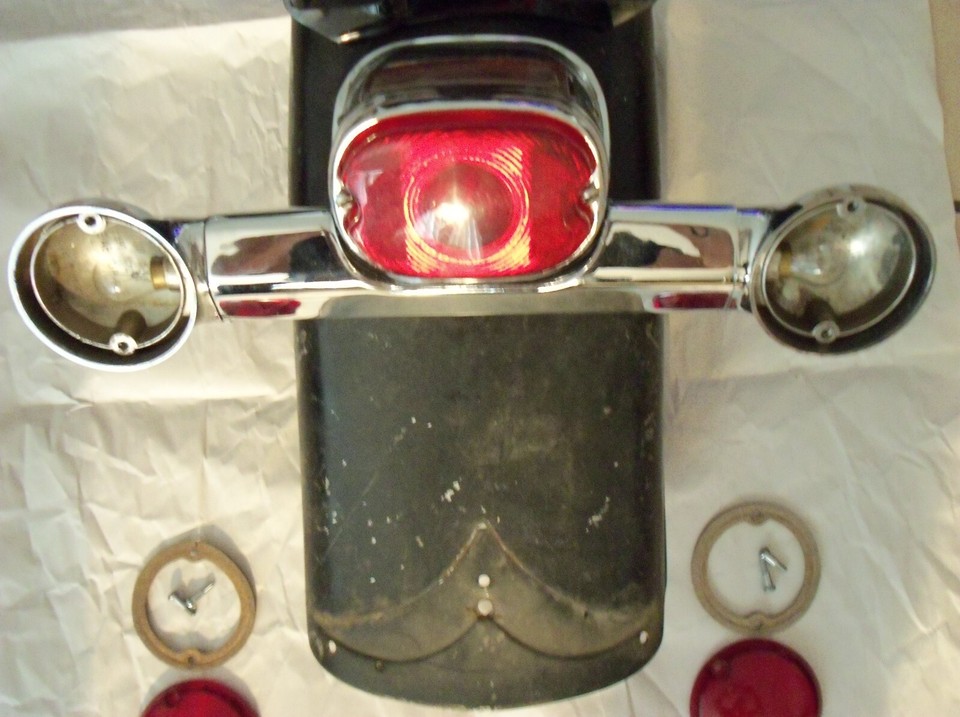 Harley Davidson Panhead, Shovelhead FL, FLH OEM Vintage Rear Fender ...