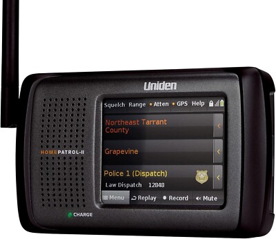Uniden HomePatrol-II HP2 Digital Police Scanner Self Program APCO 25 ...