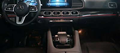 Mercedes-Benz OEM W167 GLE Class Interior Glossy Anthracite Lime Wood ...