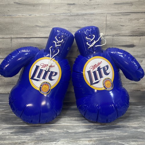 MILLER LITE BEER BOXING GLOVES INFLATABLE BLOW- NEW | eBay