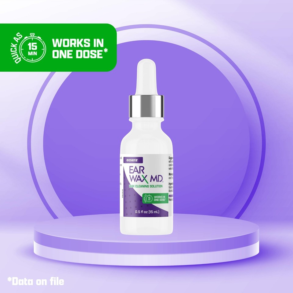 eosera® Ear Wax MD® - Ear Wax Removal Drops - 15-mL - Breaks Down ...