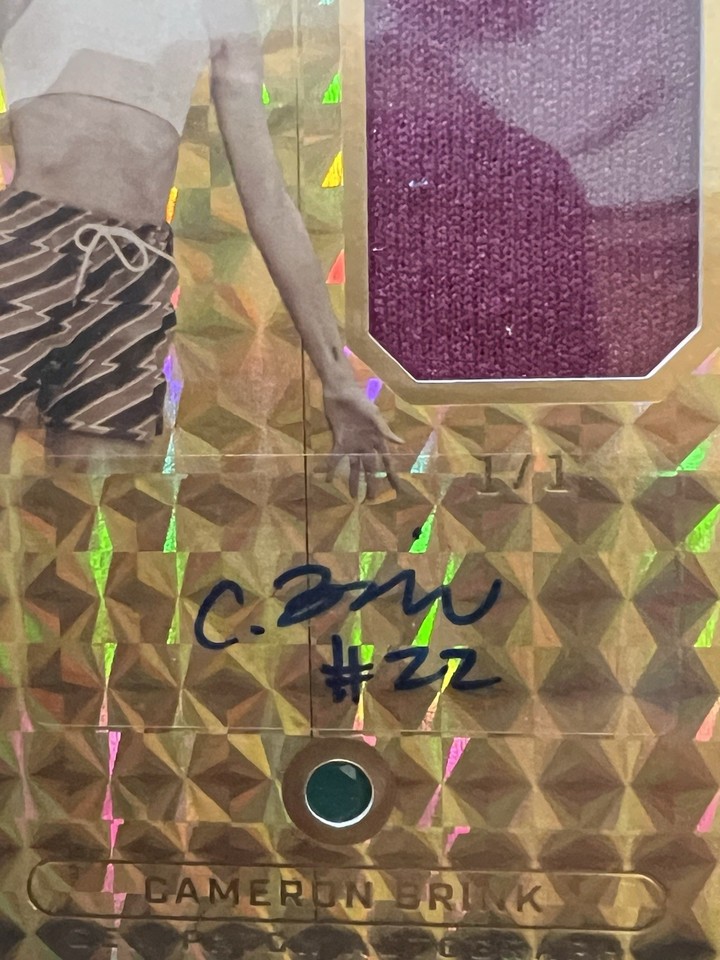 Keepsake 2024 Sports Edition - Cameron Brink 1/1 GOLD - Gem Patch ...