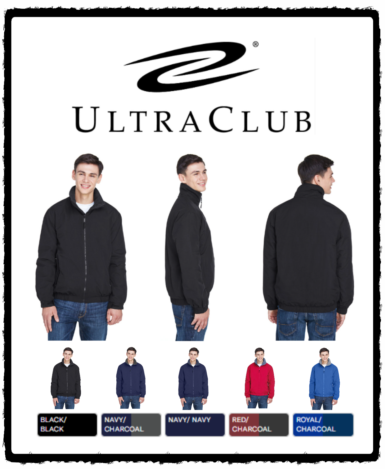 UltraClub Adult Adventure All-Weather Jacket 8921 | eBay