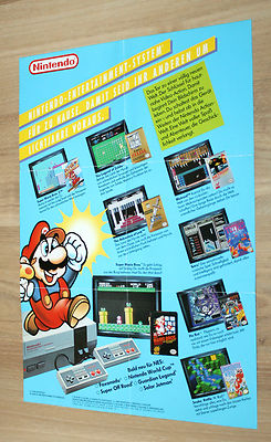 Nintendo Werbung Ad Flyer NES Super Mario World Donkey Kong The Legend ...