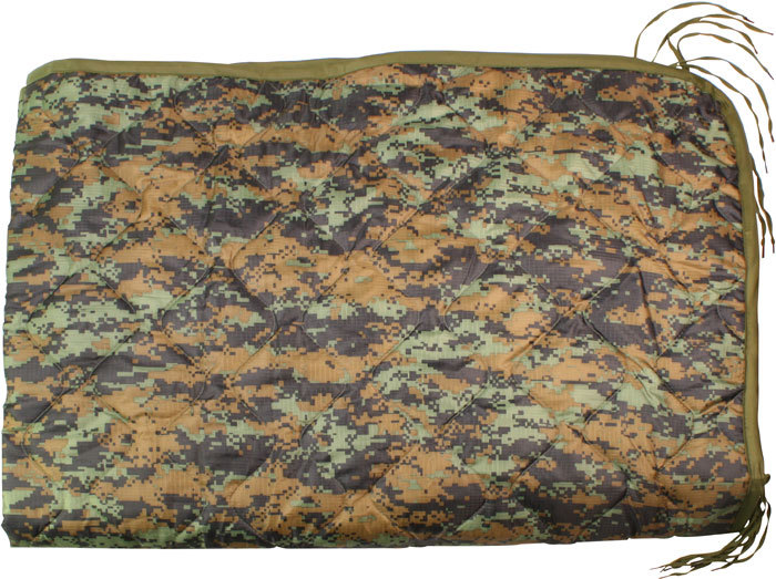 Poncho Liner Woobie Blanket Tactical Military Ripstop Army Camo Throw ...