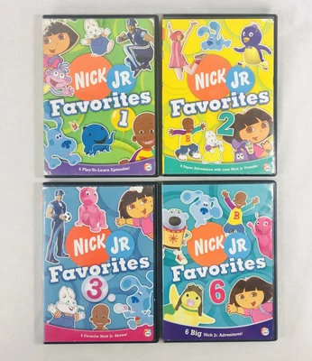 Nick Jr Favorites DVD Lot of 4 Volumes 1 2 3 | Grelly USA