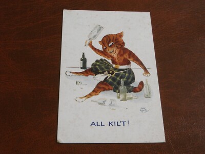 ORIGINAL VIOLET ROBERTS ANTHROPOMORPHIC POSTCARD - ALL KILT. | eBay