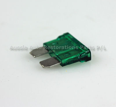 30 AMP GREEN STANDARD AUTOMOTIVE FUSES PACKS OF 10 IN SMALL CONTAINERS ...