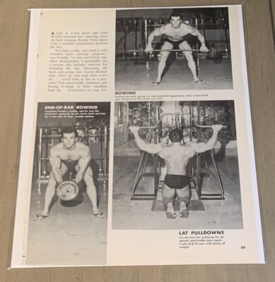 Freddy Ortiz Back Training Exercises Photo Taken From Bodybuilding ...