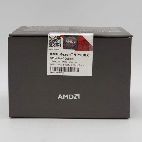 AMD Ryzen 9 7900x Processor (5.6 GHz, 12 Cores, LGA 1718/Socket AM5 ...