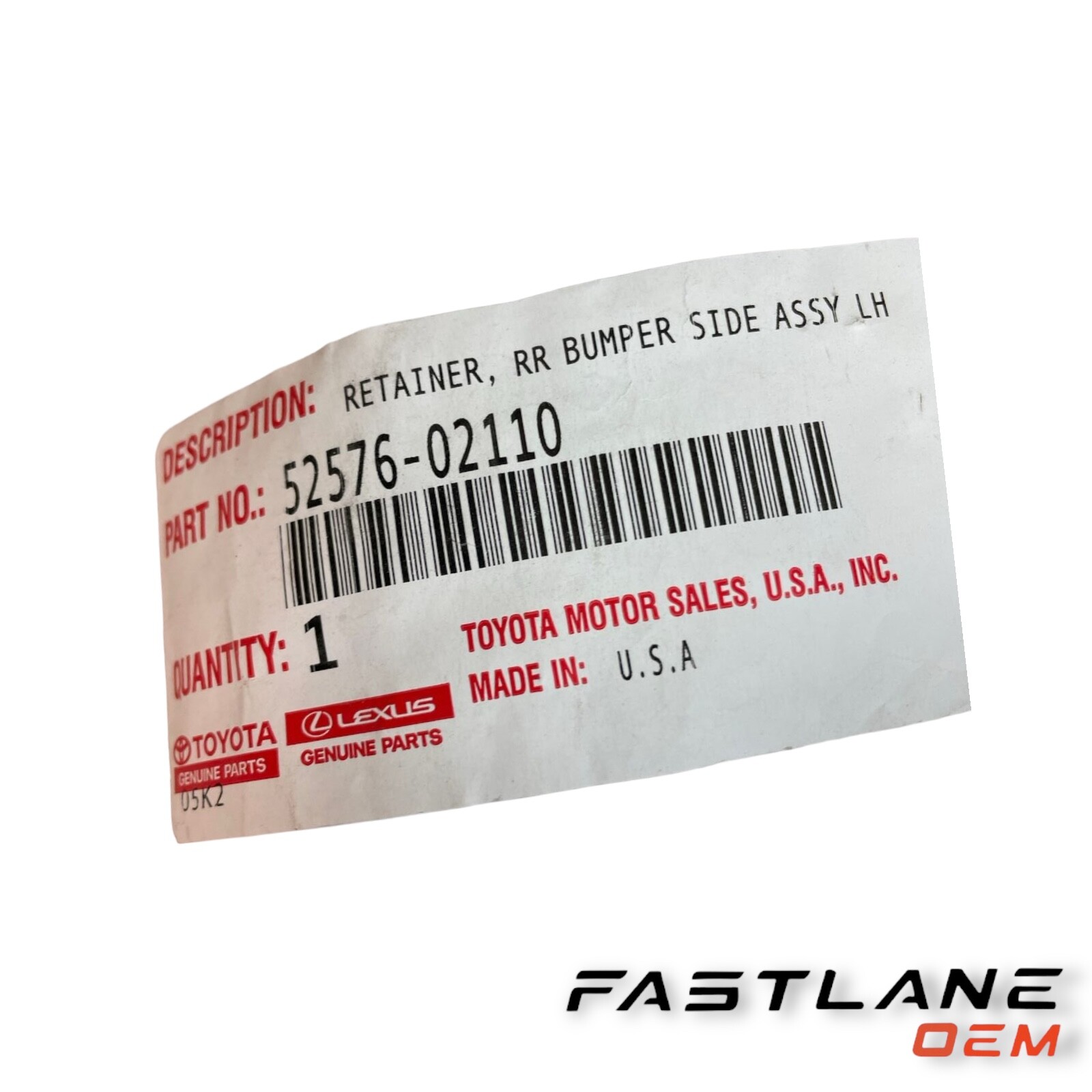 2014-2019 TOYOTA COROLLA REAR BUMPER LEFT SIDE BRACKET NEW OEM 52576 ...