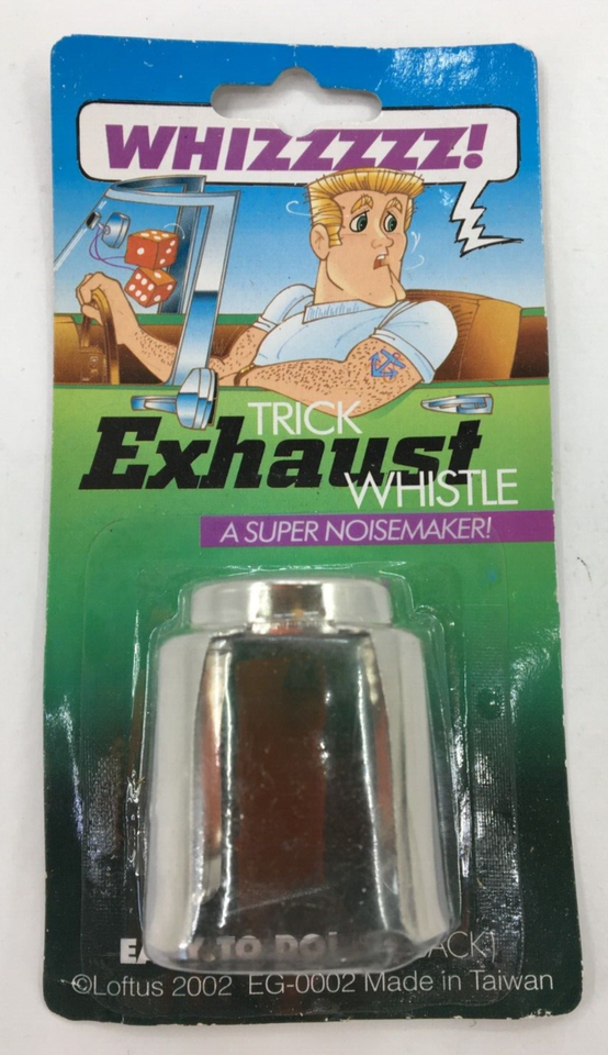 TRICK EXHAUST WHISTLE EXHAUST PIPE TIP WHIZZZZZ A SUPER NOISEMAKER ...