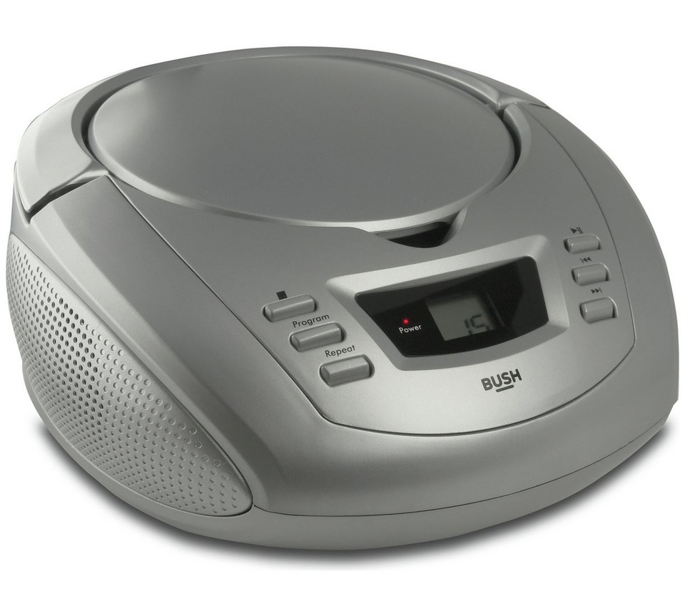 Bush Portable CD Player & FM Radio - Silver - 1 Year Guarantee | eBay UK