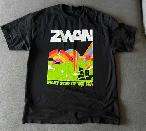 ZWAN Band Mary Star Of The Sea Shirt Black Classic Unisex S-5XL 1P0482 ...