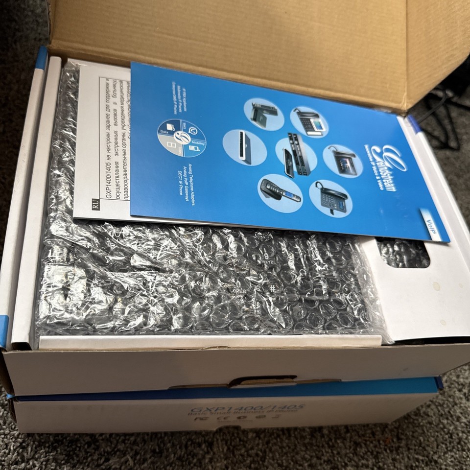 Grandstream GXP1405 Basic Small Business IP Phone - New in Box - Lot of ...