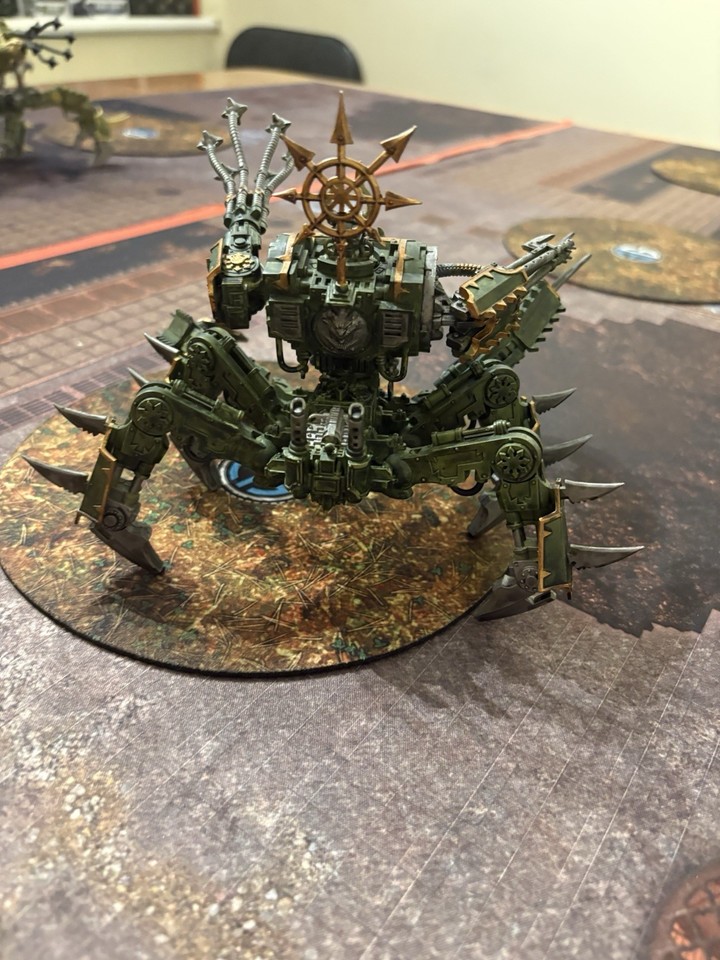 Warhammer 40k 007 Defiler Death Guard Chaos Space Marines Painted | eBay UK