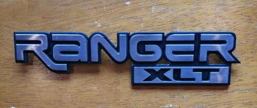 1993-2005 Ford Ranger XLT Chrome Fender Emblem Badge OEM | eBay