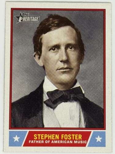 Stephen Foster 2025 Topps Heritage Notable Americans #NS-58 | eBay